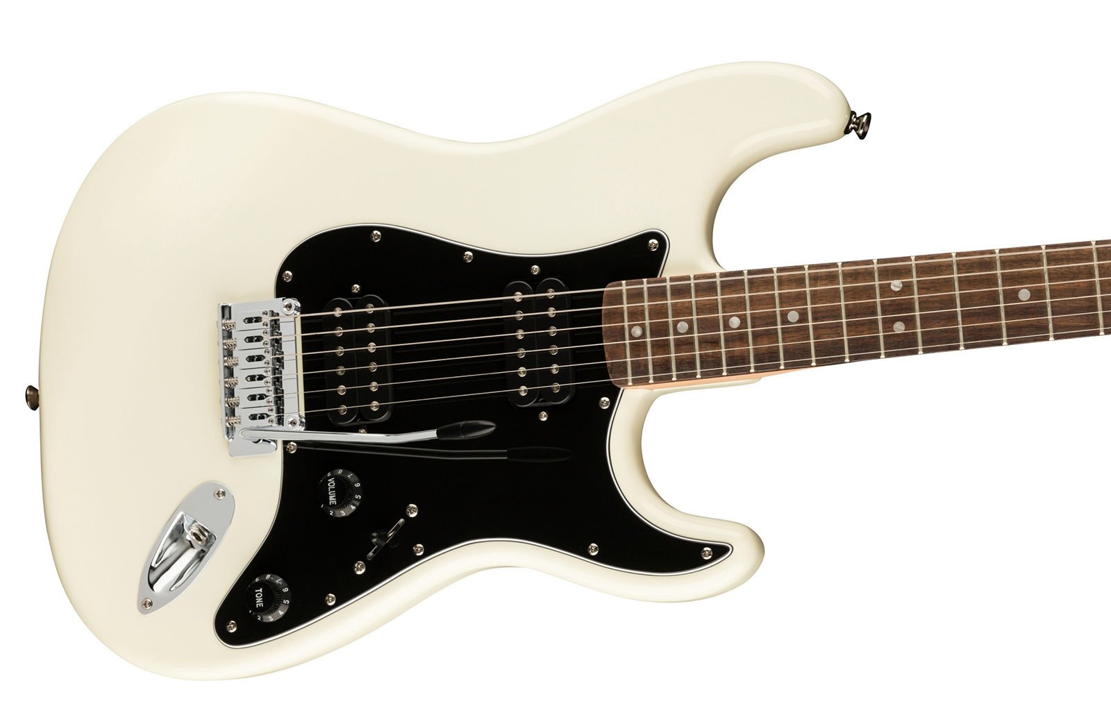 Squier Affinity Stratocaster HH Laurel Klavye Black PG Olympic White ...